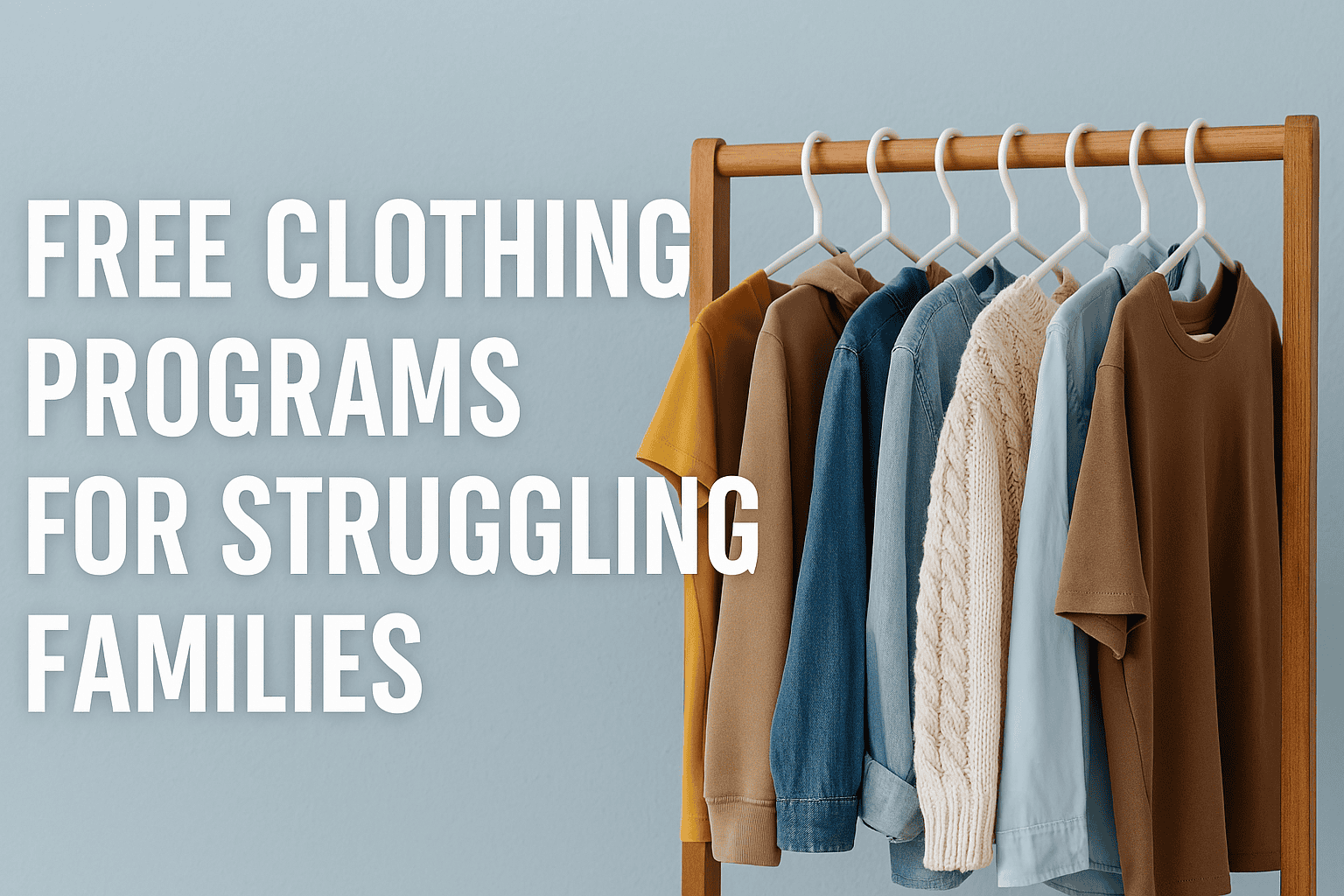 Free Clothing Programs for Struggling Families | Clothing Charities & Resources 2025
